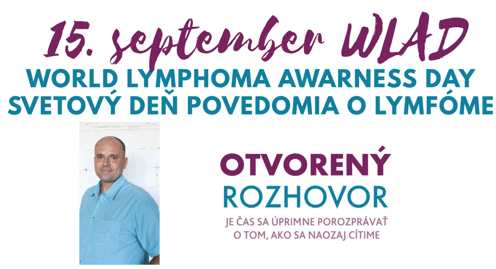 Svetový deň povedomia o lymfóme - Občianske združenie Lymfoma Slovensko